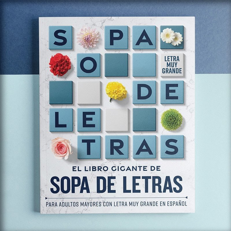 Libro de Sopa de Letras con la Letra Muy Grande - Mundo Sopas